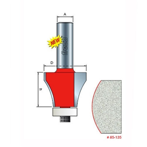 Freud Tools 85-135 1-5/16-Inch Dia. Solid Surface Edge Profile | Ace Tool Group