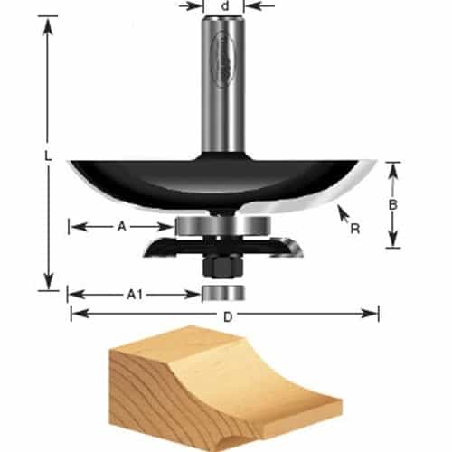 Timberline 420-52 Cove Raised Panel /Back Cutter – Ace Tool Group