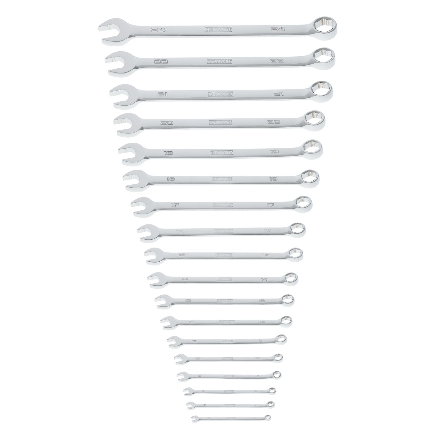 DeWalt DWMT45429 ToughSeries 18-Piece Metric Combination Wrench Set ...